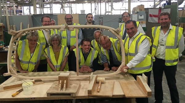 Southern Committee enjoys Ercol tour - The Furniture Makers' Company