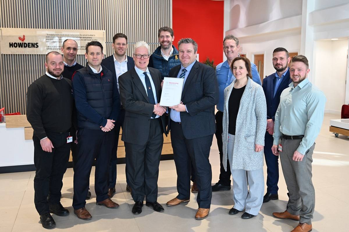 Kitchen giant Howdens Joinery awarded the Manufacturing Guild Mark ...